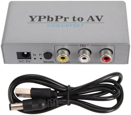 Amazon | YPbPr to AV コンバーター1080P60 YPbPrビデオキャプチャー YPbPrからCVBSコンポーネントビデオ ...