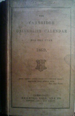 The Cambridge University Calendar for the Year 1869: Amazon.co.uk ...