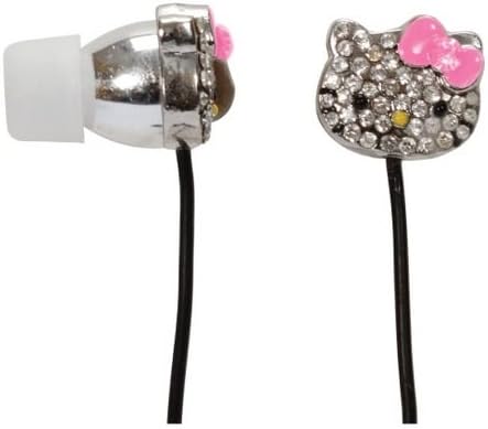 Amazon.com: Hello Kitty Bling Earbuds - Silver (HKBL1000) : Electronics