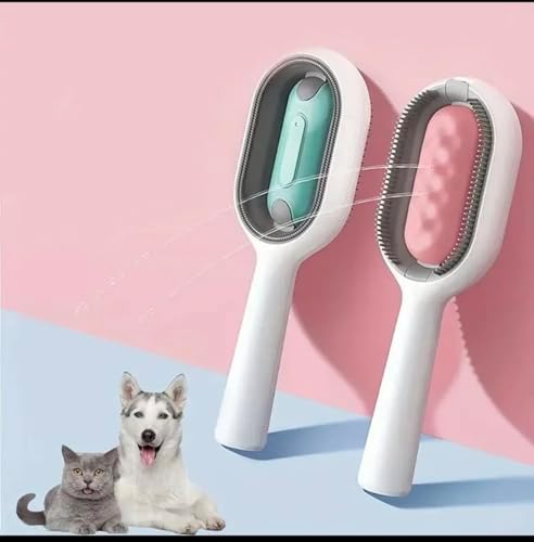 Amazon.com: 2-in-1 Wet Cat Brush: Water-Infused Pet Hair Removal Comb ...