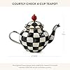 Amazon.com | MACKENZIE-CHILDS Enamel Teapot, Cute Small Teapot with Lid ...