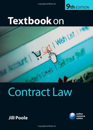 Amazon.com: Textbook on Contract Law: 9780199233519: Poole, Jill: Books