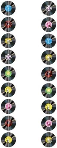 Amazon.com: Cindeer 8 Pcs Rock and Roll Garlands Music Party Hanging ...