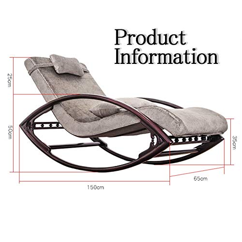 Pig Middle I Adults Rocking Lounge，Rocking Chair Light Grey Rocker ...
