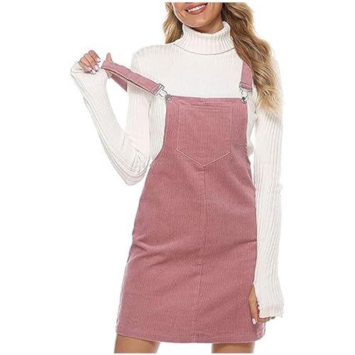 Latzkleid Damen Knielang