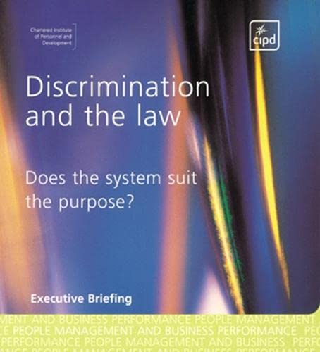 Discrimination and the Law: N/A The CIPD: 9781843981046: Amazon.com: Books