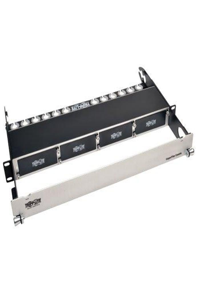 Amazon.com: TRIPP LITE High Density Copper Fiber Enclosure Panel 4 ...