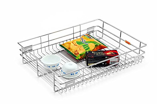 V-BOSS Stainless Steel Plain Kitchen Basket (W17 x D20 x H8 -Inches ...
