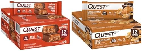 Amazon.com: Quest Nutrition Crispy Chocolate Caramel Pecan Hero Protein ...
