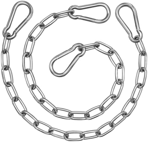 Amazon.com: Swing Chain 2 Pack, Porch Swing Hanging Kit Heavy Duty ...