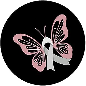 Lung Cancer Ribbon Butterfly