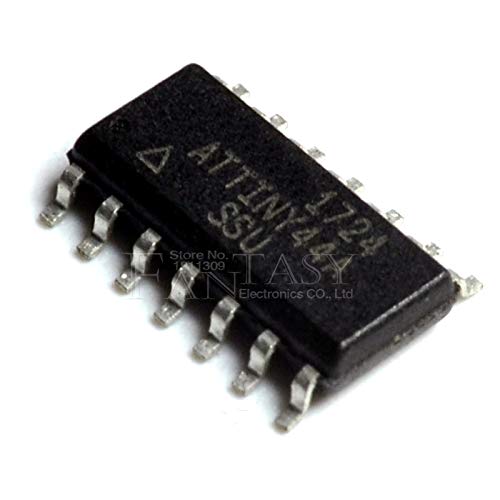 5pcs ATTINY44A-SSU SOP-14 8-bit SOP ATTINY44A-SU SOP14 44A-SSU microcontroller programmable ...