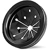 Black 3-Inch Garbage Disposal Splash Guard - Kitchen Sink Baffle Covers ...