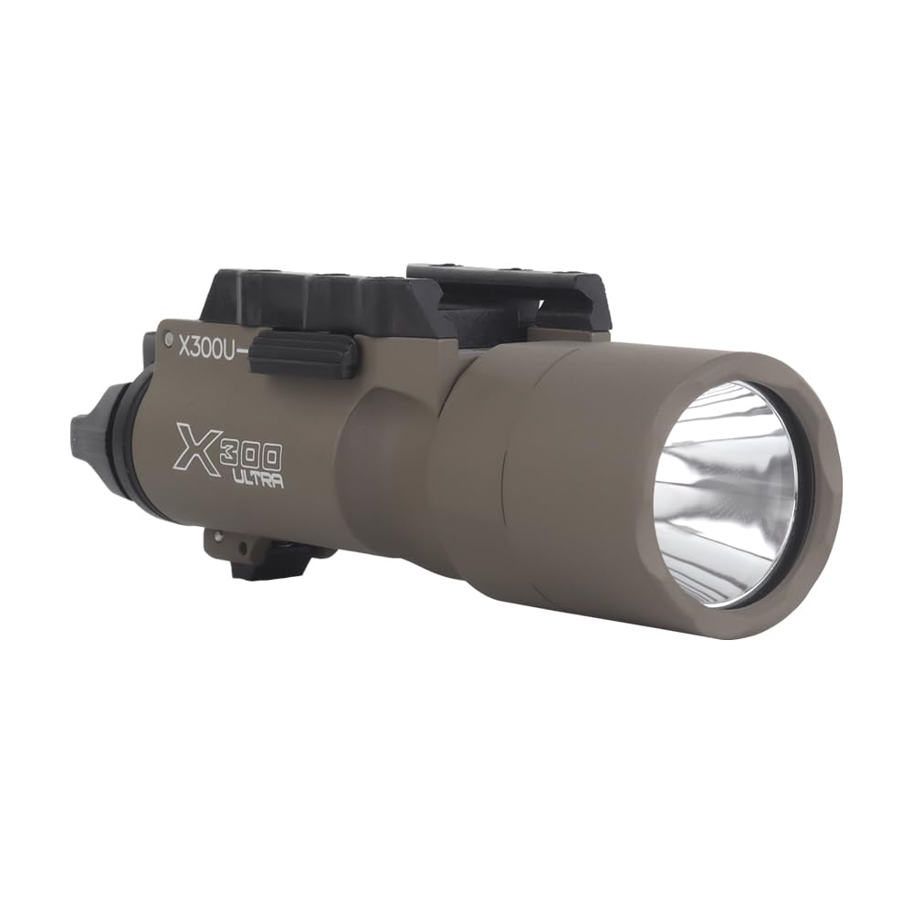 Amazon.com: JFFCESTORE X300-A Universal Tactical Flashlight 800 Lumen ...