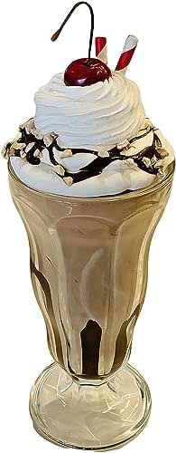 Amazon.com: Fake Milkshake Chocolate CraziShake Tall Plastic Parfait ...