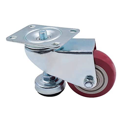 3 inch Casters with adjustable stand, MarsHopper Heavy Duty Swivel ...