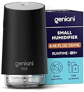Amazon.com: GENIANI Portable Small Cool Mist Humidifiers - USB Desktop ...