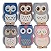 12 x Colourful Cute Owl Notepads/Memos - 6 Different Designs. Great End ...