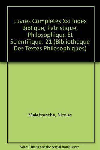 Nicolas Malebranche - PhilosophyProfessor.com