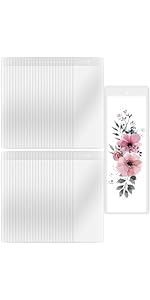 Amazon.com: DSYIL Bookmark Sleeves Clear, 200 Pcs Plastic Bookmark ...