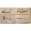 Amazon.com: Stampin' Up 2005 Much Appreciated Set of 4 Wood Mounted ...