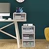 Amazon.com: Udotry 18 Quart Plastic Storage Drawers, Large Stackable ...