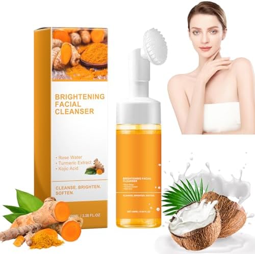 Amazon.com: TRIMAKESHOP Turmeric Facial Cleanser, Turmeric Facial Wash ...