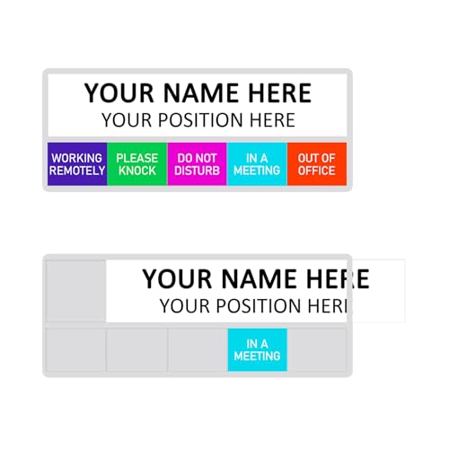 Best Sliding Door Name Plates for Office Efficiency and Clarity – Red ...