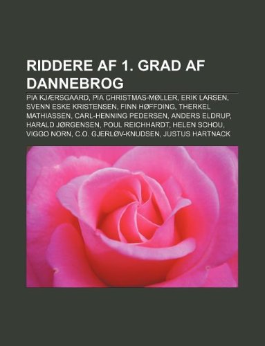 Amazon.co.jp: Riddere AF 1. Grad AF Dannebrog: Pia Kjaersgaard, Pia ...