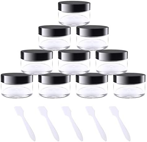Empty Plastic Cosmetic Jars, Sample Containers mini pots with lids,make ...