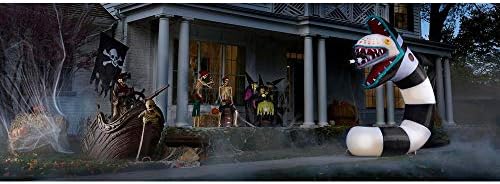 Amazon.com: Warner 9.5 Ft Pre-Lit Halloween Inflatable! Animated ...