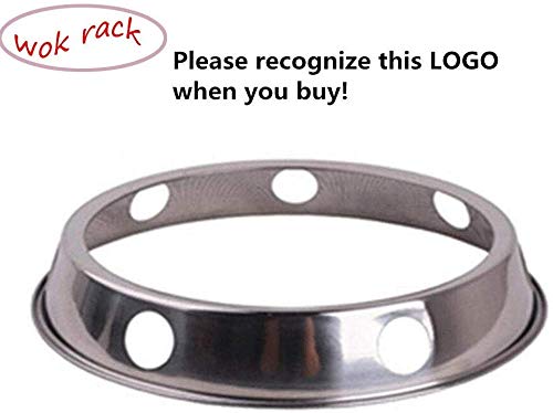 Snapklik.com : Stainless Steel Wok Ring Wok Rack 73⁄4-Inch And 93⁄4 ...