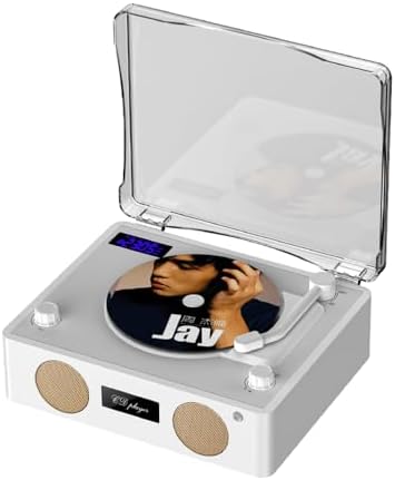 Amazon.com: Desktop Vertical CD Player with Speakers HiFi, Portable CD ...