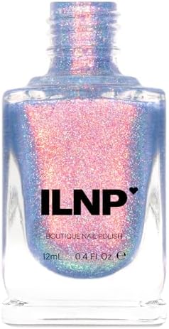 Amazon.com : ILNP Bluebell - Enchanting Sky Blue Shimmer Nail Polish ...