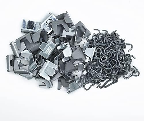 BREUAILY Wire Cage Buckle Clips Pliers and 300pcs Wire Cage Clips,Pet ...