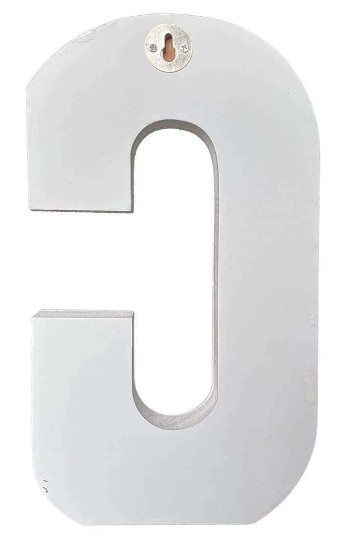 Snapklik.com : ABELOTS Large Wood Letter Distressed White Wash Alphabet ...