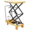 Hydraulic Lift Table Cart, 770lbs Capacity 51" Lifting Height, Double ...