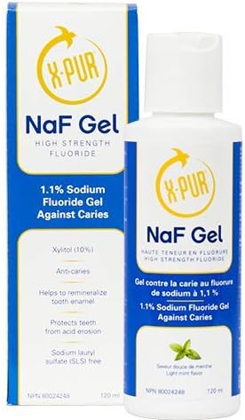 X-PUR NaF Gel - High Strength Fluoride Gel Toothpaste With 10% Xylitol ...