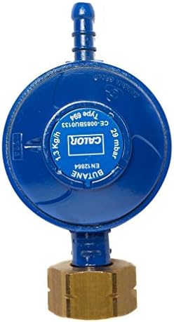 CALOR GAS Butane 21mm Clip On Regulator, Blue, One Size : Amazon.co.uk ...