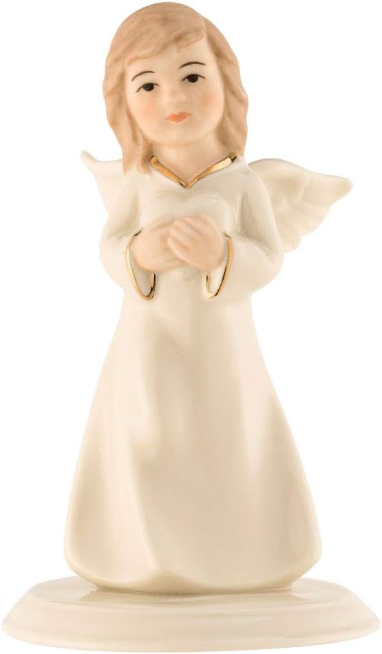 Amazon.com: Belleek Mini Angel of Love Figurine - Guardian Angel ...