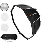 Amazon.com : K&F Concept 35''/90cm Octagonal Softbox, Quick Release ...