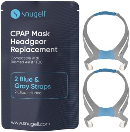 Amazon.com: Snugell CPAP Strap Replacement for Airfit ResMed F30 Headgear Full Face Mask – 2 ...
