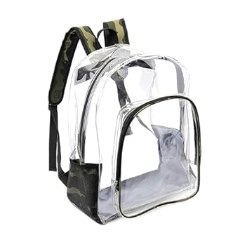 Buy Heavy Duty Transparent Clear Backpack See Through Backpacks for ...