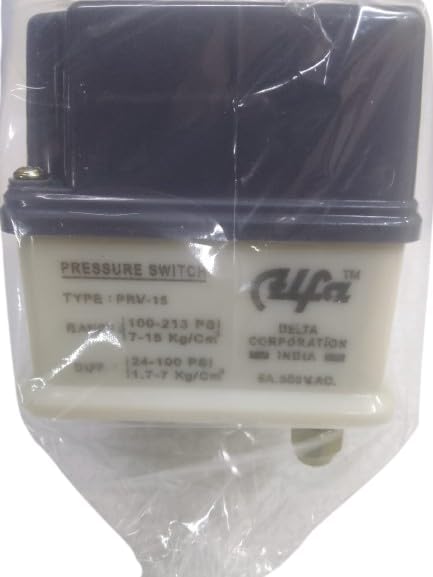 Compressor Masters ALFA- Air Pressure Control Switch PRV-15 : Amazon.in ...