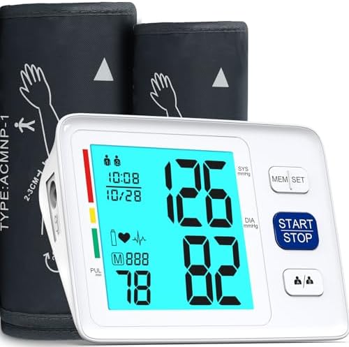 Amazon.com: Blood Pressure Monitor, 9-17'' & 13-21'' Extra Large Blood ...