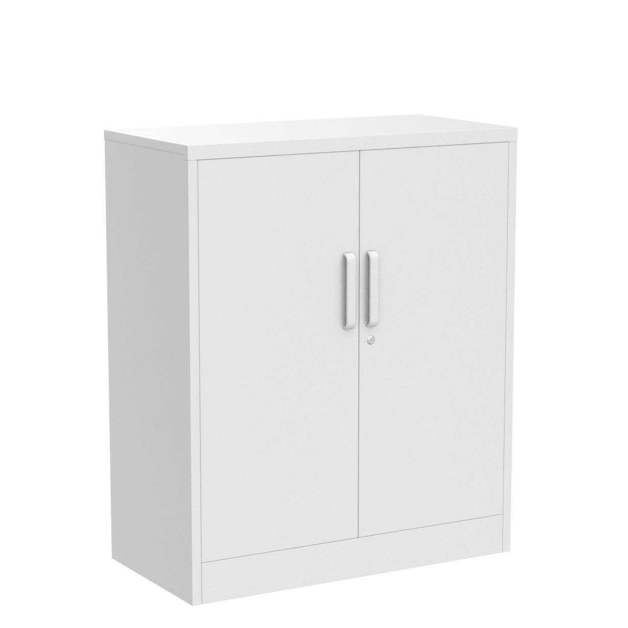 Yizosh Metal Garage Storage Cabinet with 2 Doors and 2 Adjustable ...