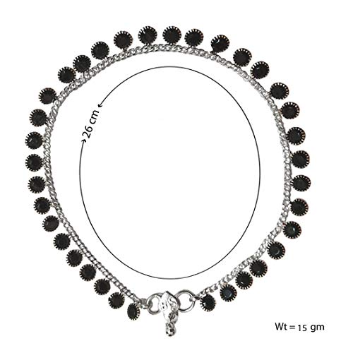 Anmol Women's Indian Traditional Jewellery Silver Plated White Metal ...