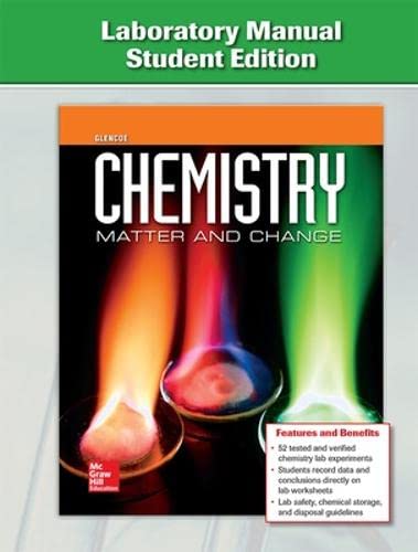 Chemistry: Matter and Change: Glencoe Mcgraw-Hill: 9780076613656: Books ...
