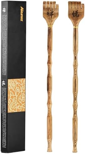 Amazon.com: Slick- Bamboo Back Scratcher, 16.5”, 2 pcs, Back Scratcher ...
