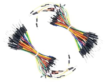 Amazon.com: Jumper Wires Male to Male Round Head 2 Sets 130 Pieces for Arduino ESP32 ESP8266 ...